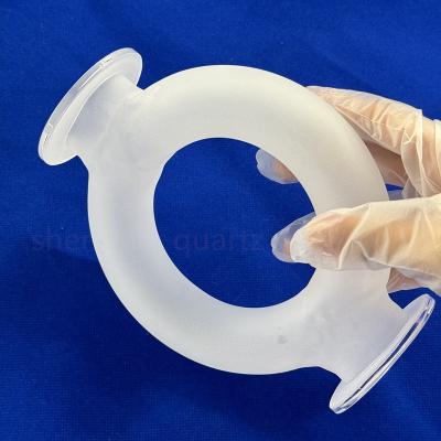 China High Temperature And Corrosion Resistant Custom Opaque Frosted Quartz Instrument for sale