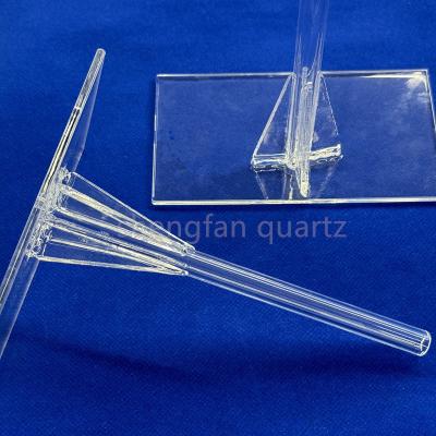 China High Temp Laboratory Quartz Glass Tripod Corrosion Resistant for sale