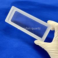 China CNC Finishing Custom High Light Transmission Quartz Step Sheet for sale
