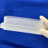 China CNC Finishing Custom High Light Transmission Quartz Step Sheet for sale