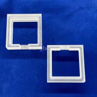 China CNC Finishing Custom Corrosion Resistant High Temperature Opaque Frosted Quartz Products for sale