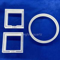 China CNC Finishing Custom Corrosion Resistant High Temperature Opaque Frosted Quartz Products for sale