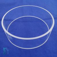 China Customized High Purity Transparent Polished Clear Glass Tube Furnace for sale