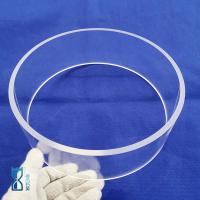 China Customized High Purity Transparent Polished Clear Glass Tube Furnace for sale