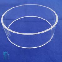 China Customized High Purity Transparent Polished Clear Glass Tube Furnace for sale