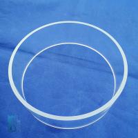 China Customized High Purity Transparent Polished Clear Glass Tube Furnace for sale