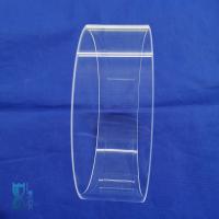 China Customized High Purity Transparent Polished Clear Glass Tube Furnace for sale