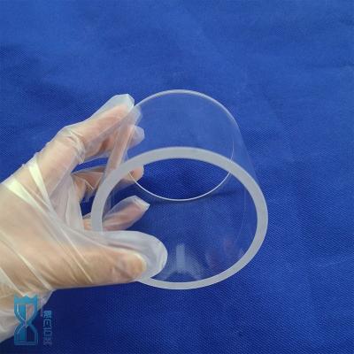 China Customized High Purity Transparent Polished Clear Glass Tube Furnace for sale