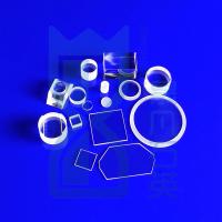 China High Purity High Temperature UV Window Perforated Fused Quartz Glass Plate for sale