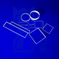 China High Purity High Temperature UV Window Perforated Fused Quartz Glass Plate for sale