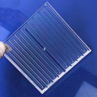 China CNC Machining Of High Precision Fused Quartz Perforated Quartz Glass Sheets for sale