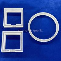 China Factory Custom High Temperature Resistant Opaque Quartz Ring for sale
