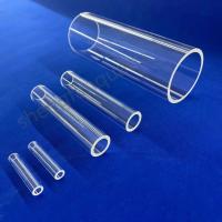China Transparent Large Diameter Clear Fused Silica Quartz Tube for sale