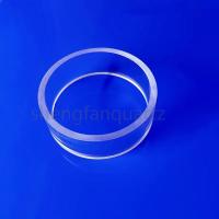 China Transparent Large Diameter Clear Fused Silica Quartz Tube for sale