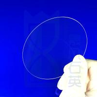 China Custom High Light Transmittance UV Ultra Thin Thickness Quartz Window for sale