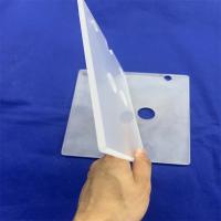 China Factory Custom High Temperature Resistant Opaque Perforated Quartz Sheet for sale