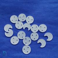China Factory Custom High Temperature Resistant Frosted Perforated Quartz Sheet for sale