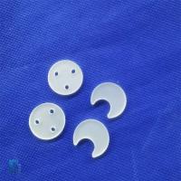 China Factory Custom High Temperature Resistant Frosted Perforated Quartz Sheet for sale