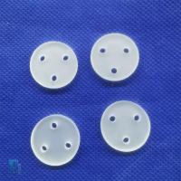 China Factory Custom High Temperature Resistant Frosted Perforated Quartz Sheet for sale