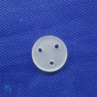 China Factory Custom High Temperature Resistant Frosted Perforated Quartz Sheet for sale