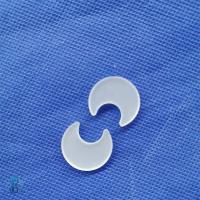 China Factory Custom High Temperature Resistant Frosted Perforated Quartz Sheet for sale