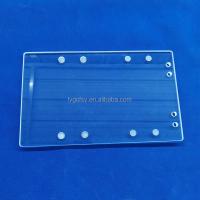 China Professional Custom High Temperature Resistant Transparent Quartz Punching Sheet for sale