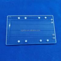 China Professional Custom High Temperature Resistant Transparent Quartz Punching Sheet for sale