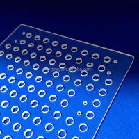 China Professional Custom High Temperature Resistant Transparent Quartz Punching Sheet for sale