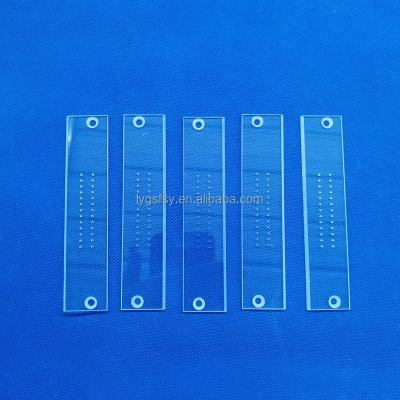 China Professional Custom UV Transparent Quartz Punching Sheet for sale