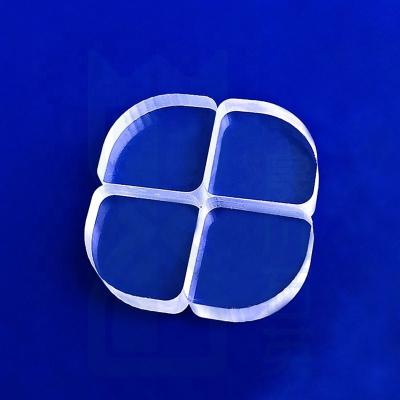 China Custom High Light Transmittance UV Ultra Thin Thickness Quartz Window for sale
