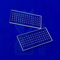 China Professional Custom Ultraviolet Laser Perforating Quartz Glass for sale