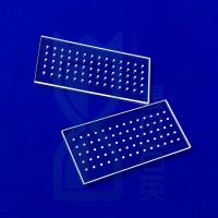 China Professional Custom Ultraviolet Laser Perforating Quartz Glass for sale