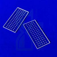 China Professional Custom Ultraviolet Laser Perforating Quartz Glass for sale