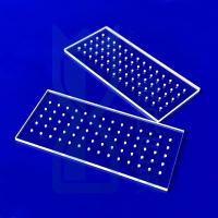 China Professional Custom Ultraviolet Laser Perforating Quartz Glass for sale