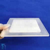China Professional Custom Opaque Quartz Slotted Sheet High Temperature Resistant for sale