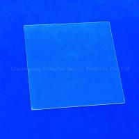 China Professional Custom UV Transparent Ultra Thin Quartz Glass Sheet for sale