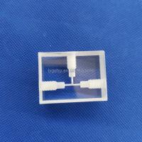 China Professional Custom High Light Transmission Side Thread Quartz Glass Sheet for sale