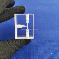 China Professional Custom High Light Transmission Side Thread Quartz Glass Sheet for sale