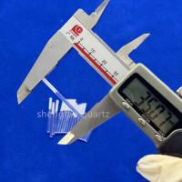 China Custom High Light Transmittance High Purity Full Transparent Slotted Quartz Rod Quartz Boat for sale