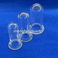 China One End Sealing Bottom Or Round Bottom Quartz Glass Tube for sale