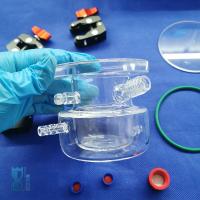 China Custom High Temperature Corrosion Resistant Transparent Quartz Reactor for sale