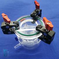 China Custom High Temperature Corrosion Resistant Transparent Quartz Reactor for sale