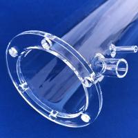 China Suppliers Produce Custom High Temperature Corrosion Resistant Seal Transparent Opaque Quartz Flanges for sale