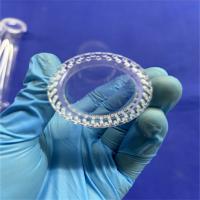 China Suppliers Produce Custom High Temperature Corrosion Resistant Seal Transparent Opaque Quartz Flanges for sale