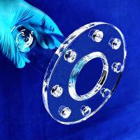 China Suppliers Produce Custom High Temperature Corrosion Resistant Seal Transparent Opaque Quartz Flanges for sale