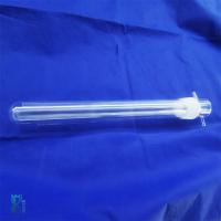 China High Temperature Corrosion Resistance Factory Custom Laboratory Industrial Quartz Round Bottom Flat Test Tube for sale
