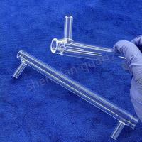 China High Temperature Corrosion Resistance Factory Custom Laboratory Industrial Quartz Round Bottom Flat Test Tube for sale