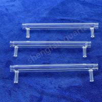 China High Temperature Corrosion Resistance Factory Custom Laboratory Industrial Quartz Round Bottom Flat Test Tube for sale