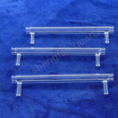 China High Temperature Corrosion Resistance Factory Custom Laboratory Industrial Quartz Round Bottom Flat Test Tube for sale