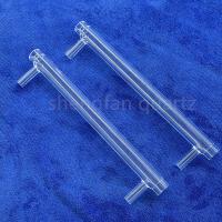 China High Temperature Corrosion Resistance Factory Custom Laboratory Industrial Quartz Round Bottom Flat Test Tube for sale